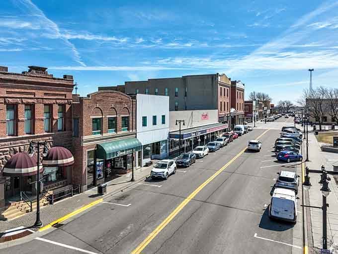 Wide streets and angle parking make life easier in towns where convenience doesn't come with a premium price tag.