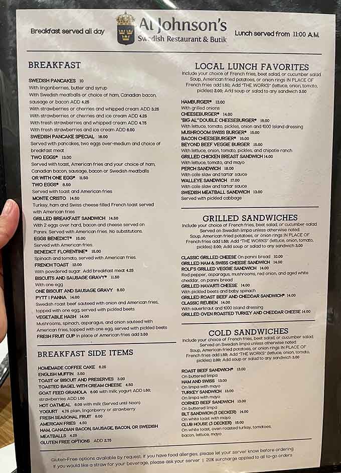 When a menu promises Swedish pancakes and meatball sandwiches under one roof, you know you've found breakfast-lunch nirvana.