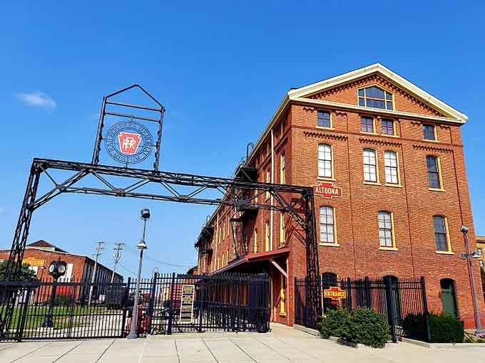 The Railroaders Memorial Museum stands as a testament to the workers who literally built America's backbone.