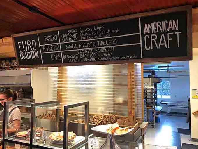 When a chalkboard menu confidently declares "Simple, Focused, Timeless," you know they're not messing around with their carbs.