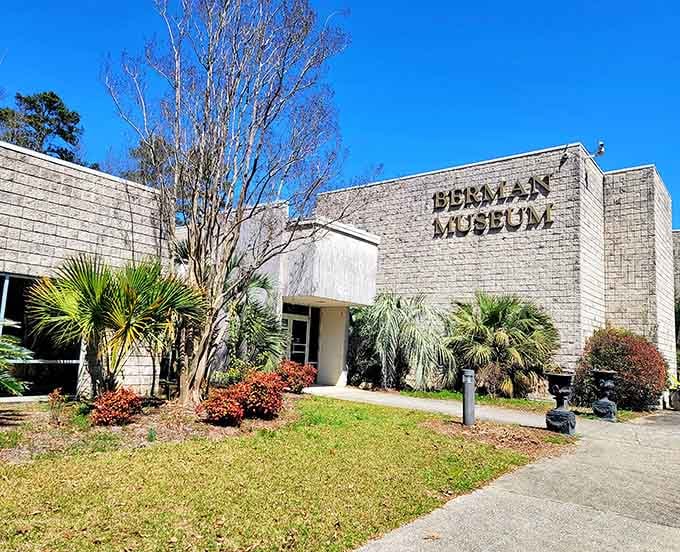 Behind that modernist facade lies a treasure trove of historical artifacts that'll make your inner history nerd very happy.