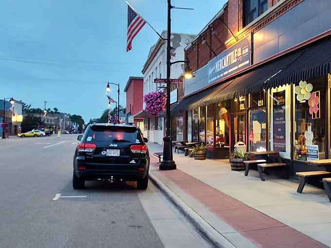 Evening strolls down Main Street feel like stepping into a Norman Rockwell painting, minus the exorbitant gallery fees.