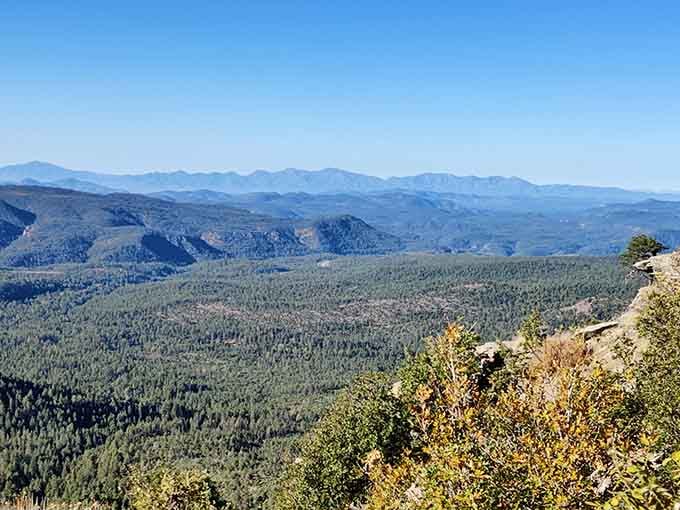 This view stretches so far you'll wonder if someone accidentally moved Colorado to Arizona overnight.