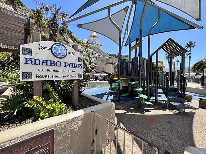 Knabe Park proves that even the smallest visitors deserve ocean views, playground equipment, and memories that'll last forever.