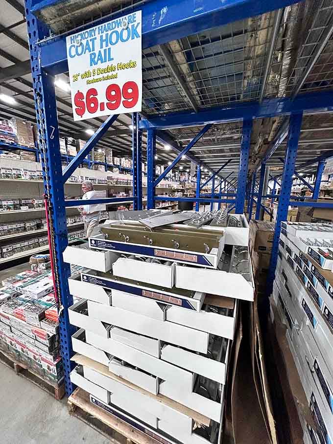 When coat hooks come with prices this reasonable, you'll wonder why you ever paid full retail for anything.