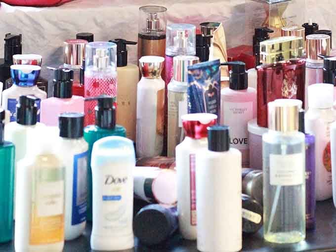 Beauty products lined up like soldiers, ready to save you serious money on your favorite brands and discoveries.
