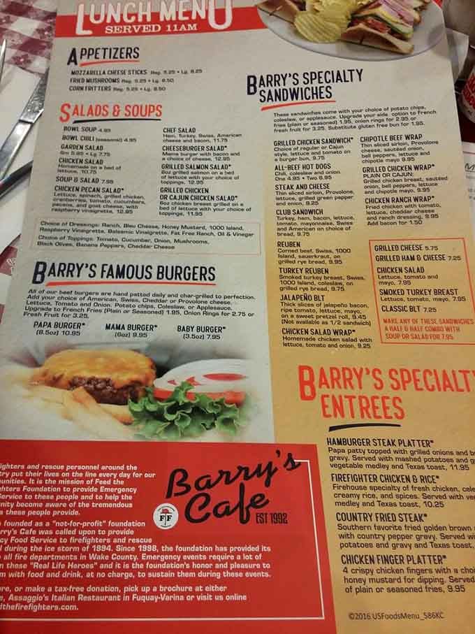 This menu reads like a love letter to hungry people, with burgers that require strategic planning.