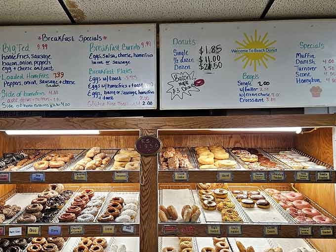 Handwritten menus tell you everything you need to know – real people making real food, not corporate committees designing experiences.