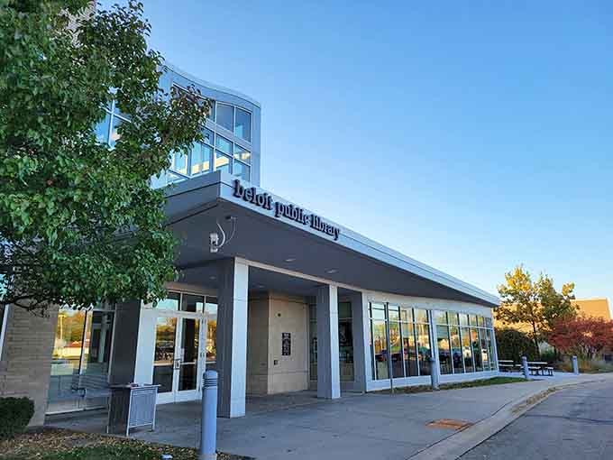 The Beloit Public Library: where modern architecture meets community spirit, and nobody judges your reading choices.