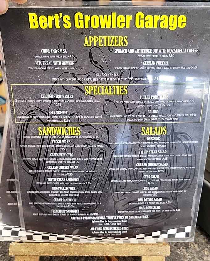 This menu reads like a love letter to comfort food, with enough variety to satisfy every craving.