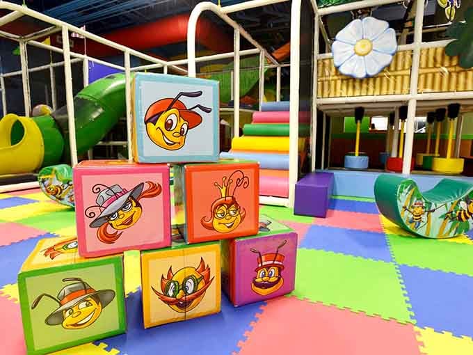 These cheerful character blocks are basically the building blocks of pure childhood joy, stacked and ready for action.