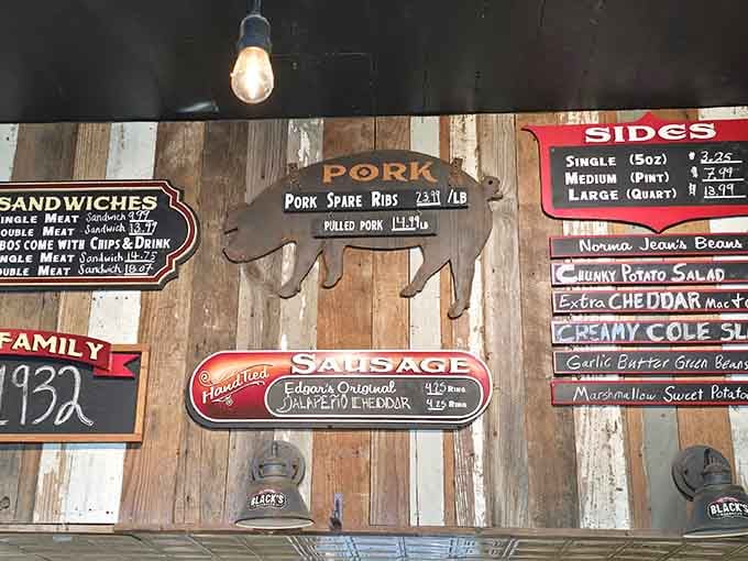 When the menu board features a pig silhouette, you know they're not messing around with their meat.