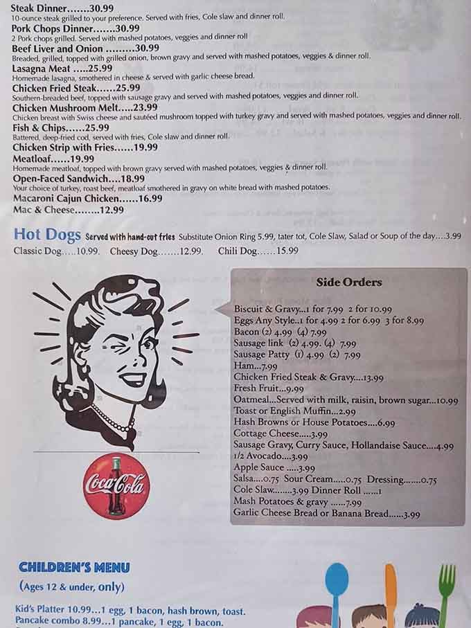 When a menu offers chicken fried steak, hot dogs, and mac and cheese, you know someone understands comfort food.