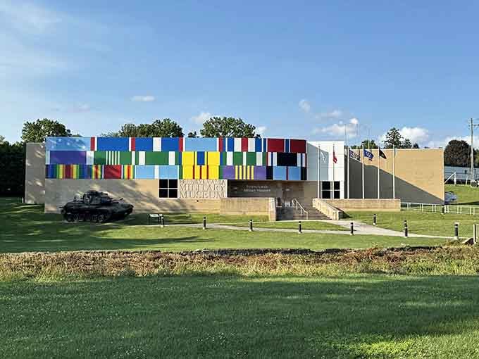 Those colorful panels aren't just decoration&mdash;they honor the brave souls who served from every corner.