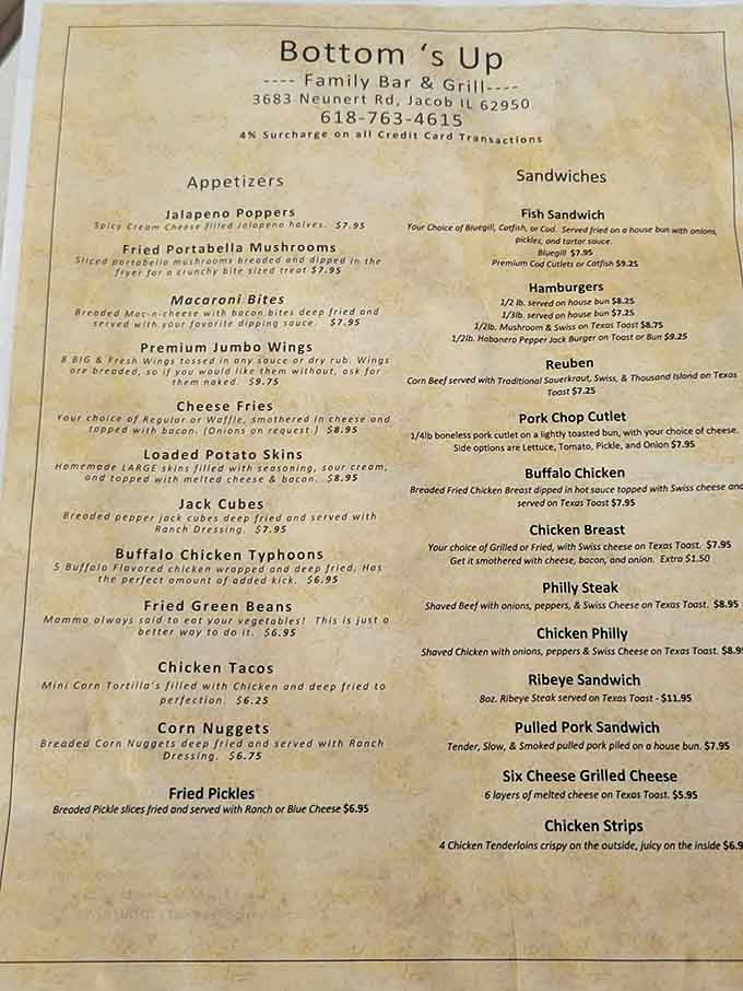 This menu reads like a greatest hits album of comfort food, with fried chicken stealing the show.