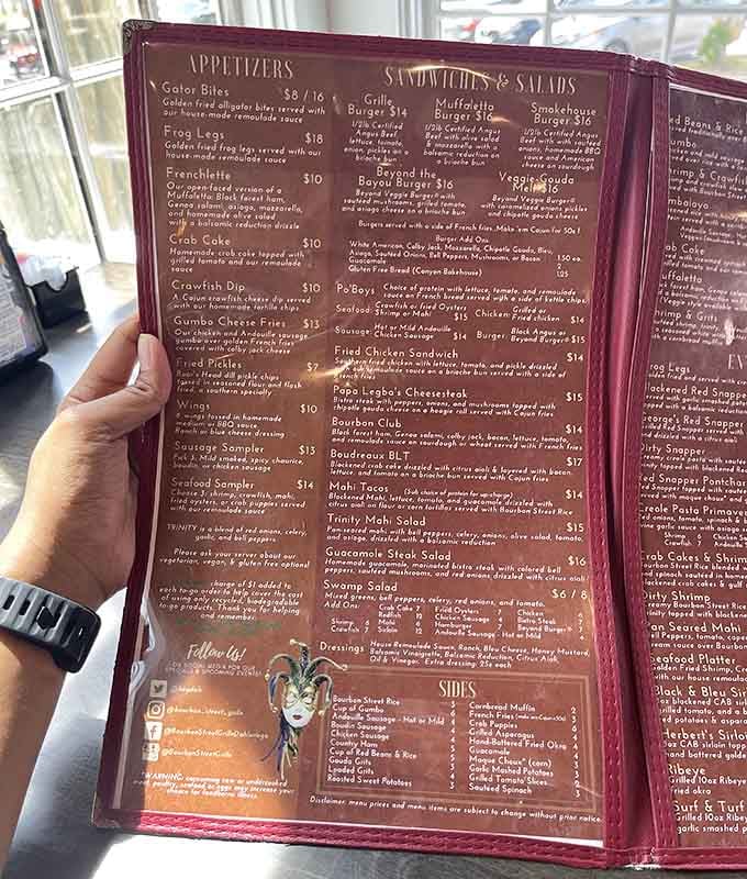 This menu reads like a greatest hits album of Louisiana cuisine, and every track is a banger.