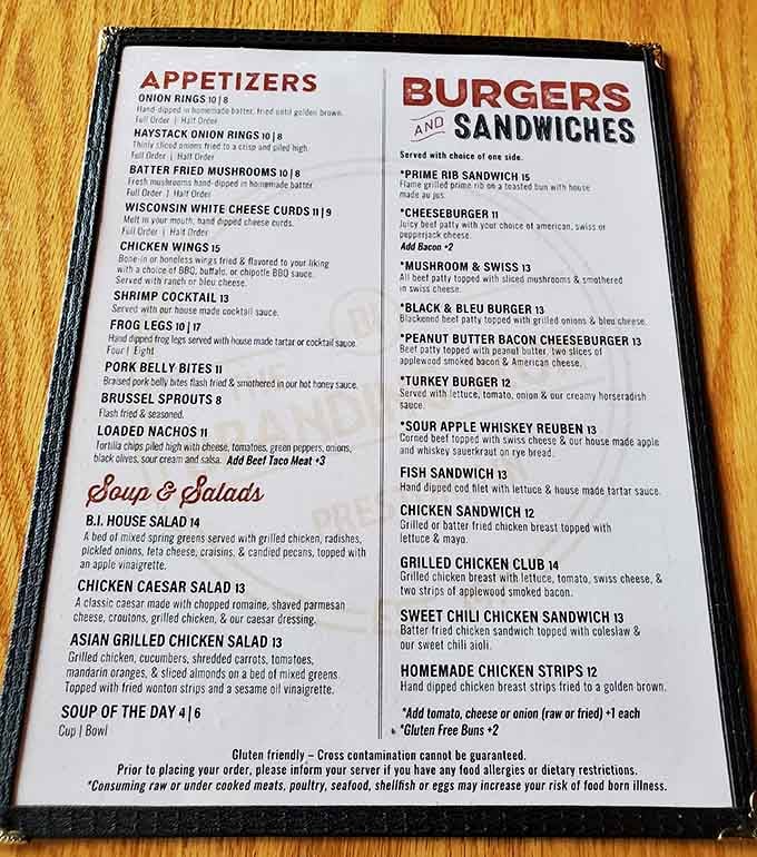 A menu that knows what it's doing, from haystack onion rings to sour apple whiskey reubens.