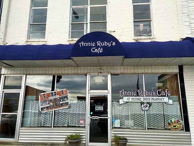 Annie Ruby's Caf&eacute; occupies the historic Smith Pharmacy building, where prescriptions have been replaced with something far more therapeutic: good food.