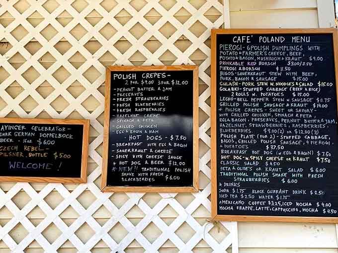 When the menu's written on chalkboards, you know someone's making real decisions in the kitchen every single day.