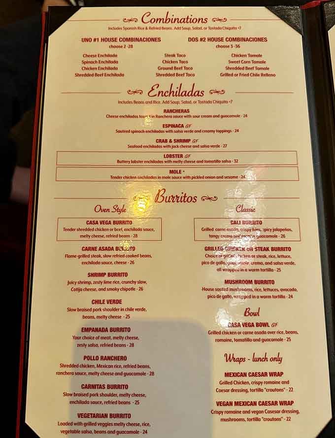 The menu reads like a greatest hits album, and trust me, every track is a certified banger.