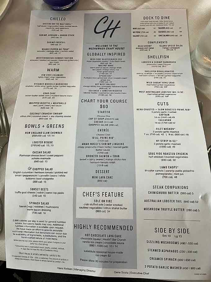 The menu reads like a love letter to surf and turf, with enough options to satisfy every craving.