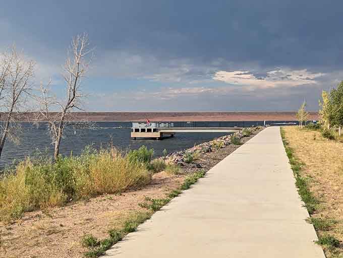 This waterfront path practically begs for evening strolls and deep conversations about absolutely nothing important.