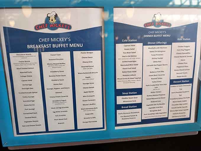 These menus read like love letters to breakfast and dinner, offering more choices than you can possibly explore in one visit.