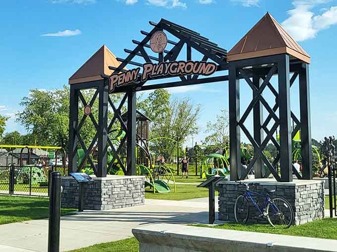 Penny Playground proves community spirit thrives where families can afford to actually raise kids without financial panic.