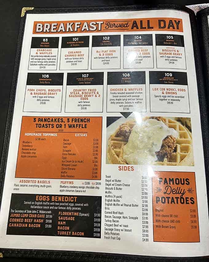 When your breakfast menu needs numbered combos, you know you're dealing with serious deliciousness and endless possibilities.