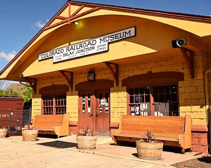 This charming replica depot looks so authentic, you half expect a telegram about the Pony Express.