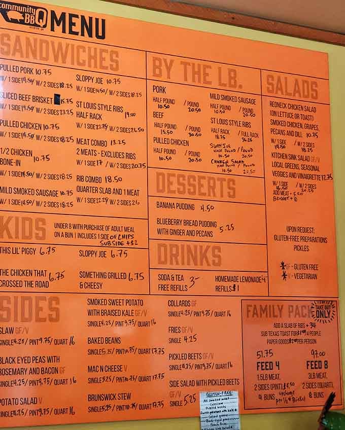 When the menu's printed in orange and you can smell the smoke from the parking lot, you know you're home.