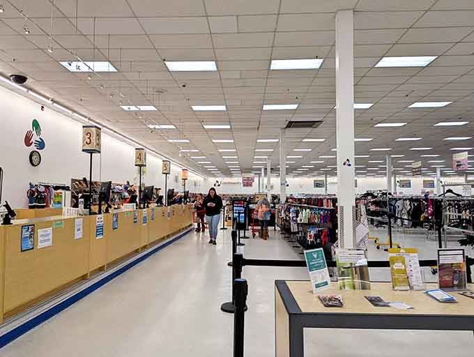 Those gleaming aisles stretch farther than your weekend plans, and they're twice as promising.
