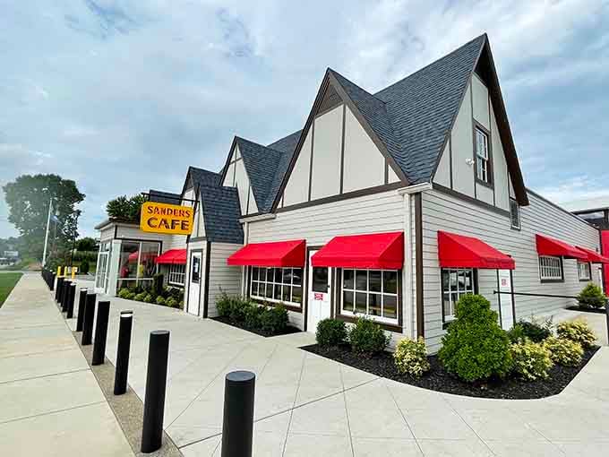 The birthplace of finger-lickin' fame, where those red awnings have been welcoming hungry travelers for generations.
