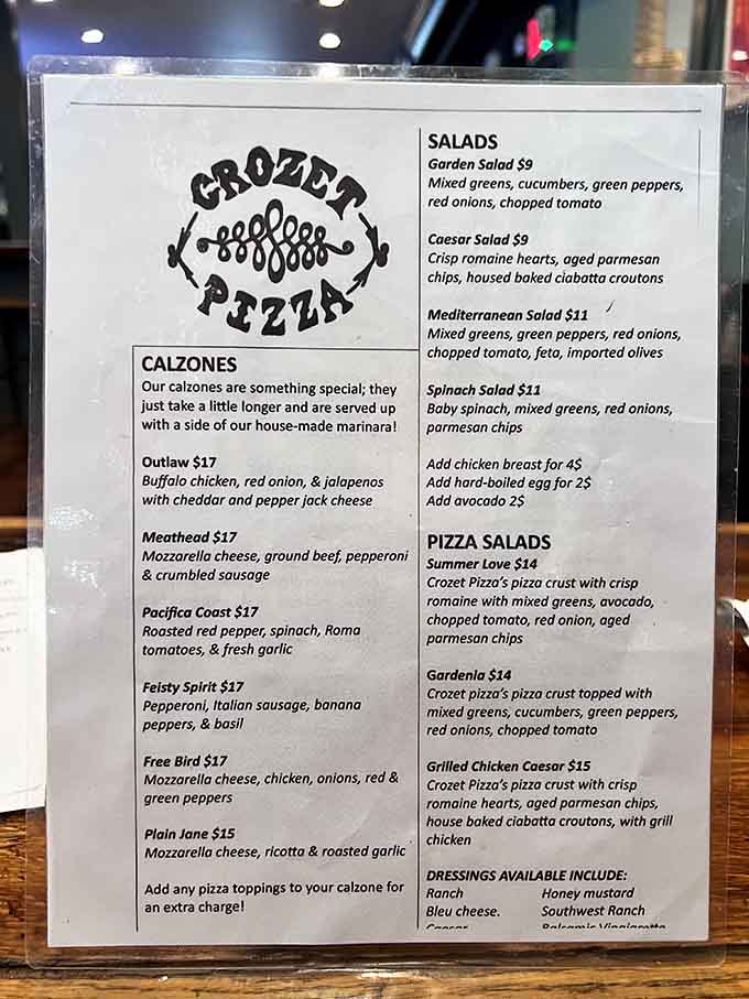 House-made marinara with those calzones? Now that's the kind of detail that separates the good from the great.