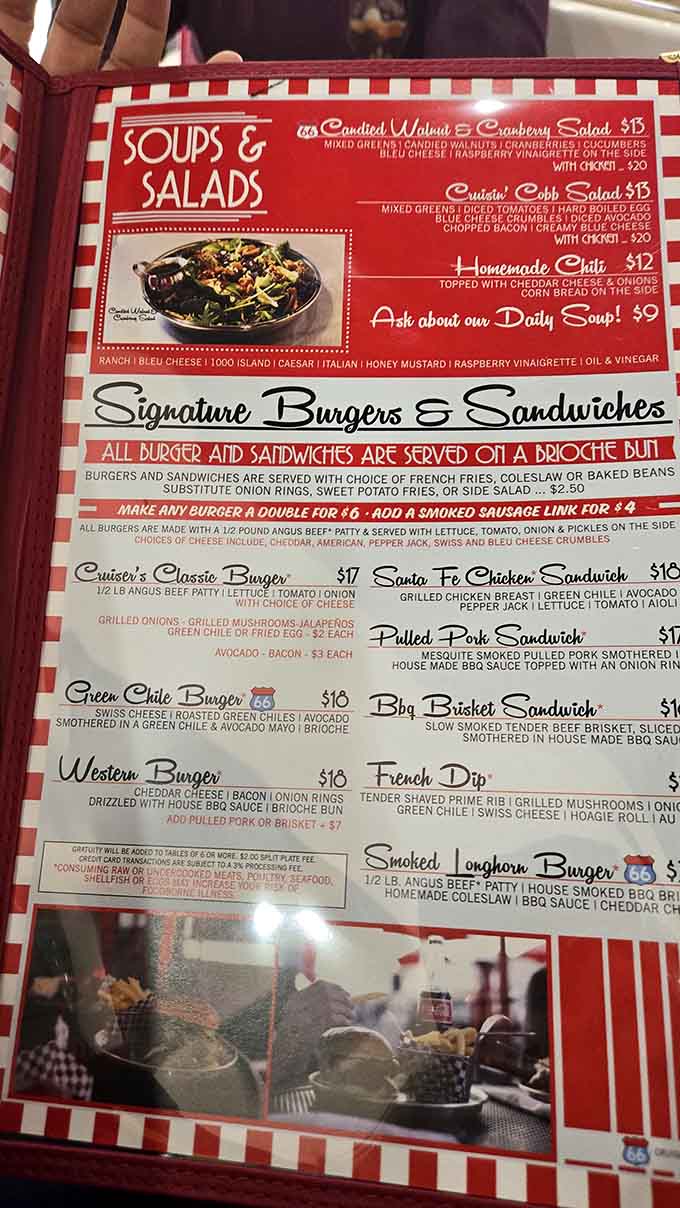 When the menu board itself looks this good, you know the food is going to deliver on every promise.