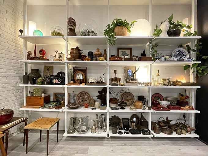 From teapots to treasures, these shelves hold more stories than your uncle at Thanksgiving dinner.