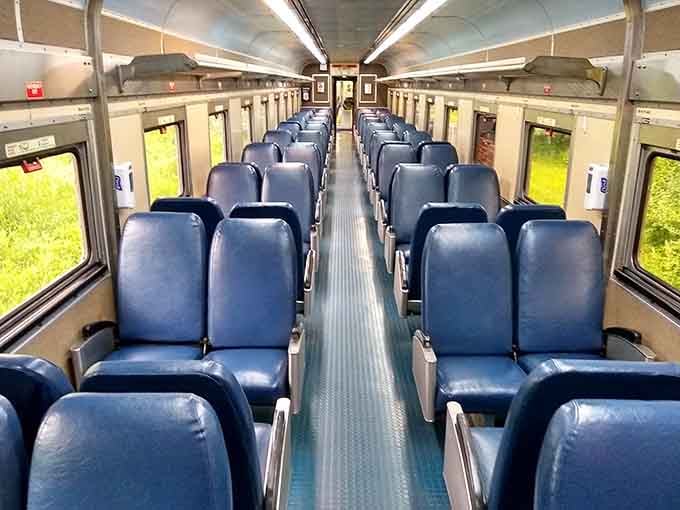 Clean lines and comfortable seating prove that vintage doesn't have to mean cramped, unlike your uncle's classic Corvette.