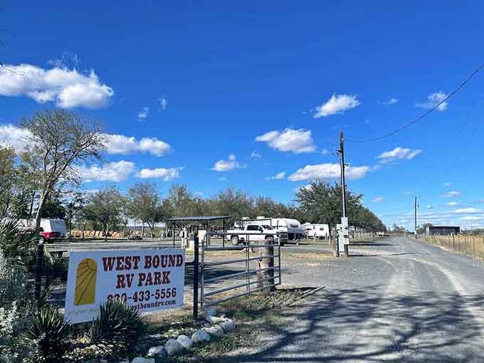 West Bound RV Park offers travelers a peaceful pause, where the only traffic jam involves tumbleweeds and good intentions.