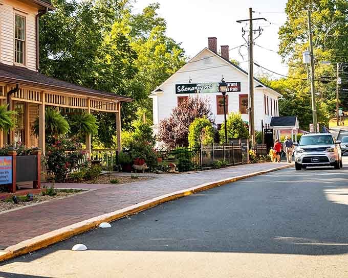 Walking these brick-paved sidewalks feels like stepping into a postcard that somehow has better weather than advertised.