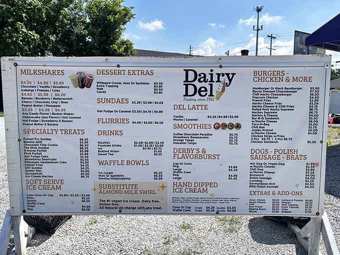 This menu has more options than a streaming service, except everything here actually tastes good and won't disappoint.