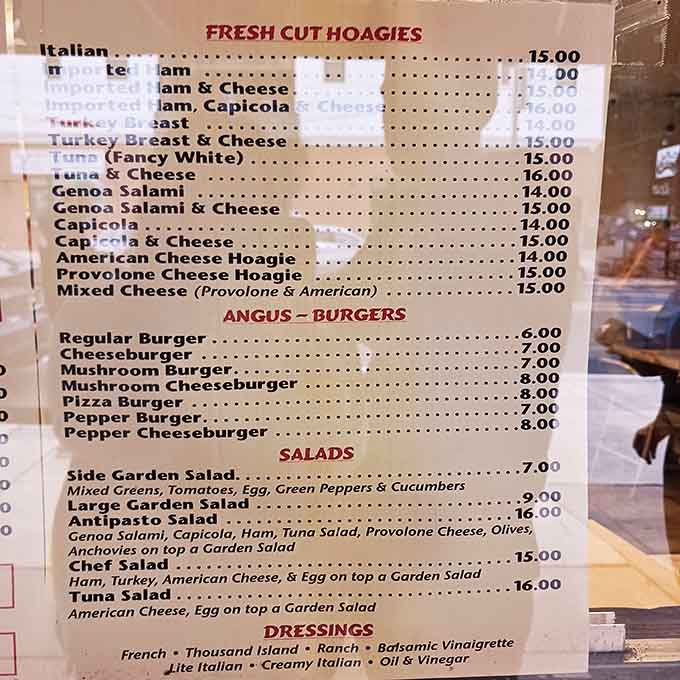 Fresh cut hoagies and burgers share the menu, but let's be honest, you're here for one thing only.