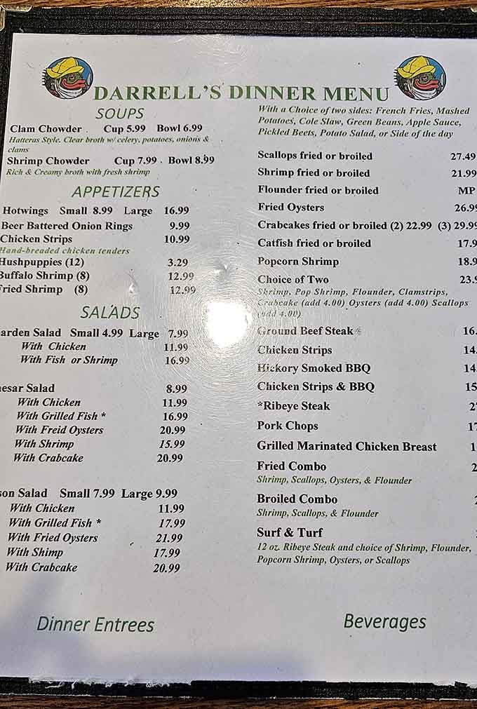 When a menu features both clam chowder and surf and turf, you know someone understands coastal dining diversity.