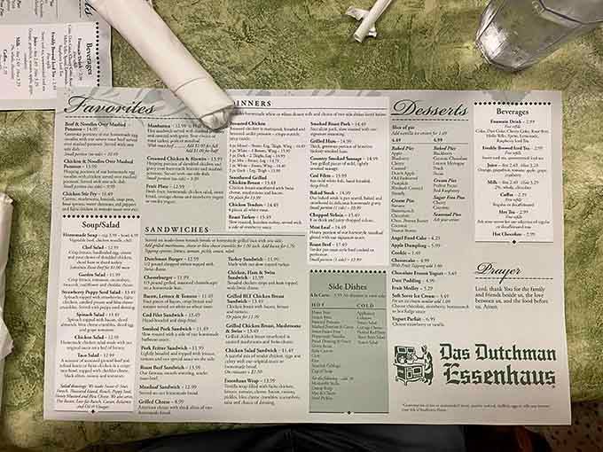 This menu is basically a greatest hits album of Midwestern comfort food, and every track is a banger.