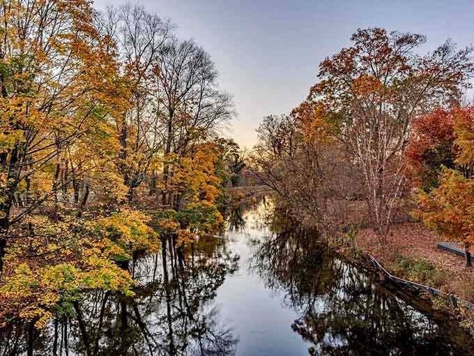 When the Delaware River becomes a mirror for autumn's greatest hits, you'll understand why people write poetry about fall.