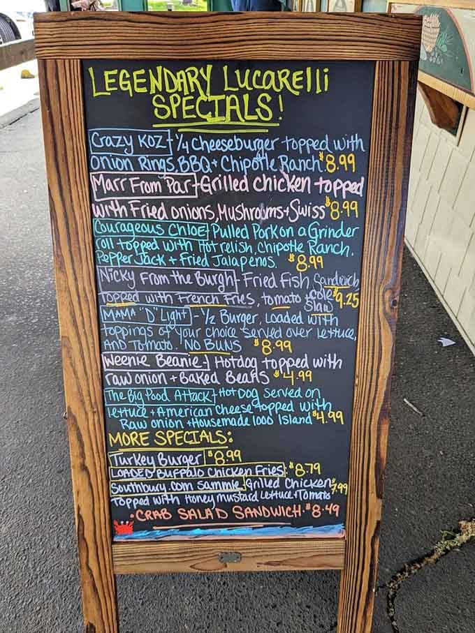 When a menu board requires this much chalk, you know you're in for some serious decision-making paralysis.