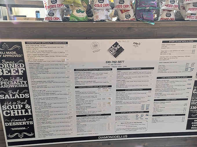 When a menu board has this many options, you know someone's been perfecting their craft.