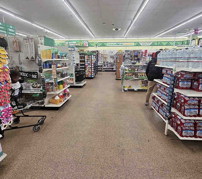 Wide aisles stretch before you like yellow brick roads leading to treasure, minus the flying monkeys and drama.