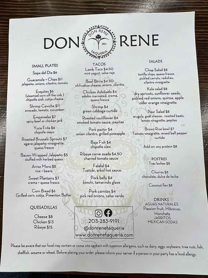 This menu reads like a greatest hits album of Mexican cuisine, with a few unexpected tracks that'll blow your mind.