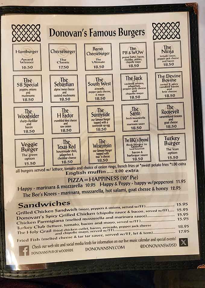 Seventeen burger variations and not a single dud among them, now that's menu confidence worth celebrating.