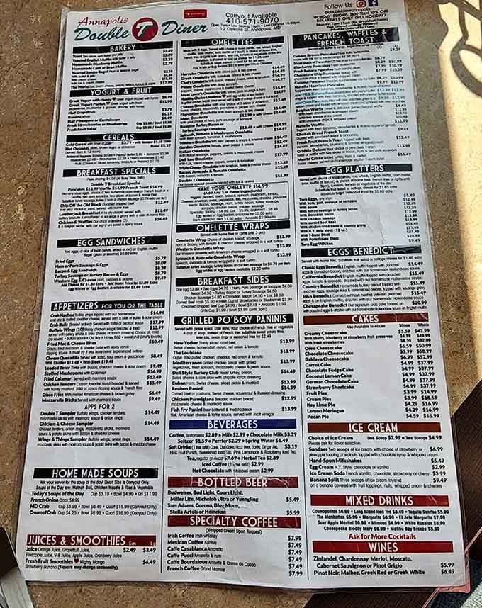 This menu reads like the greatest hits album of American breakfast&mdash;every page a chart-topper, every choice a winner.